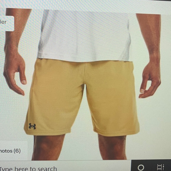 Under Armour | Shorts | New Mens Gold Under Armour Shorts | Poshmark